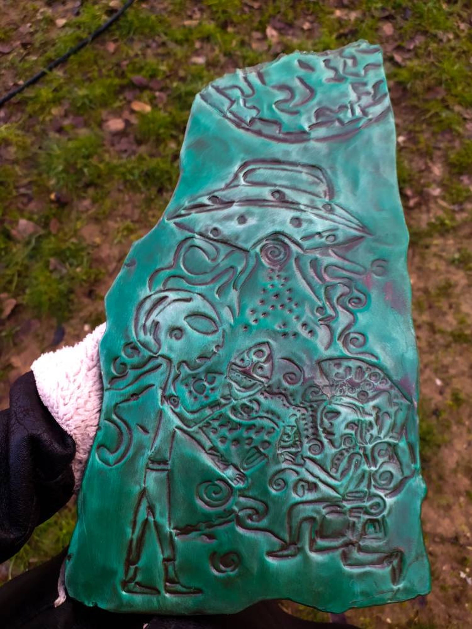 Ancient Alien Replica/alien Tablet /ancient | Etsy