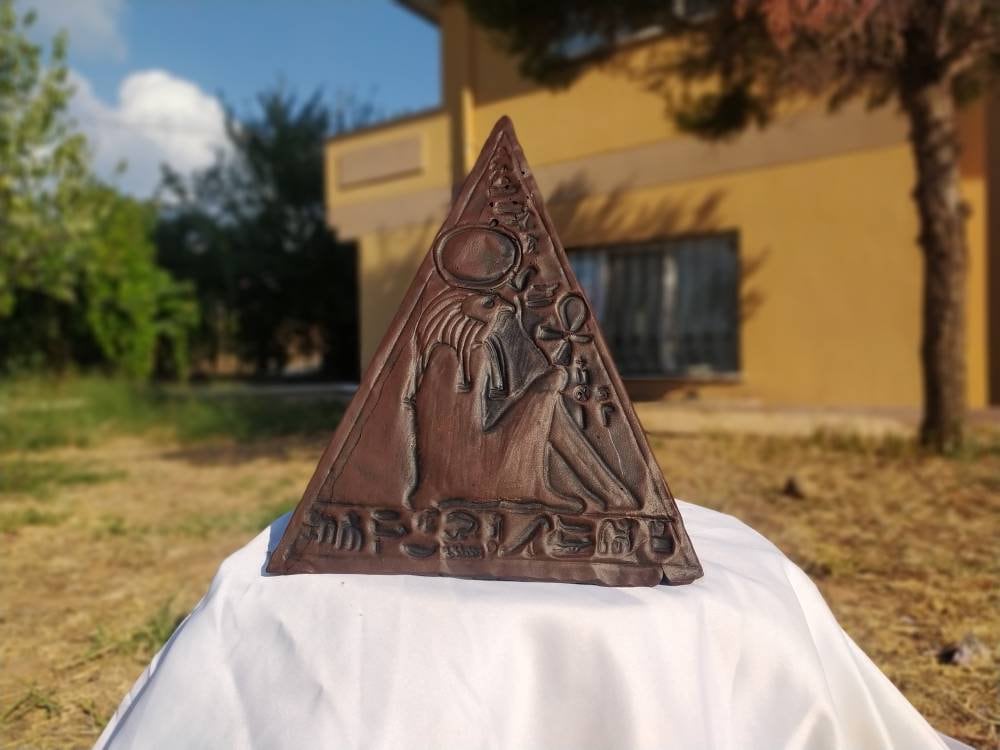 Benben Stone/egyptian Statue Pyramid / Pyramidion Featuring - Etsy ...