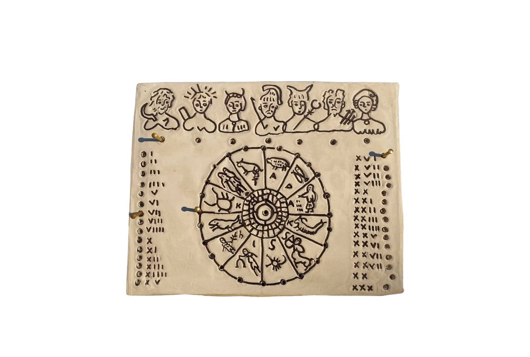 Roman,calender,planetary Week, Trajan’s Baths Parapegma,ancient ...