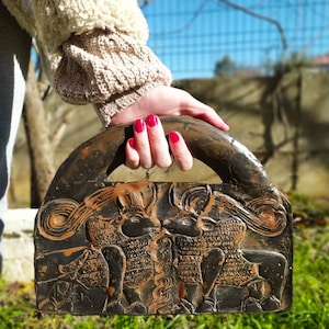 Ancient Sumerian Annunaki Handbag, Gods Motif Bag - Etsy