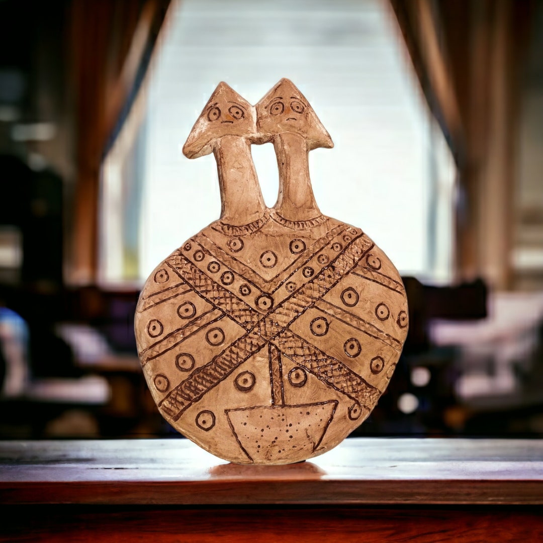 Ancient Goddess Two Headed Anatolian İdol Miniatute Statue/replica - Etsy