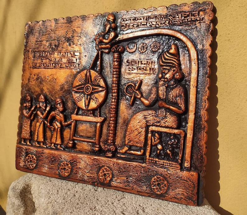 Utu Shamash Tablet/shamash Sun God Replica Tablet / Hanukkah / - Etsy