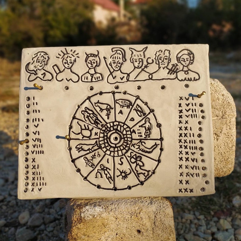 Trajan's Baths Parapegma, Ancient Roman Calendar Replica - Etsy New Zealand