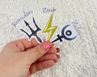 Greek God Zeus Sticker Ancient Greek Mythology Stickers - Etsy