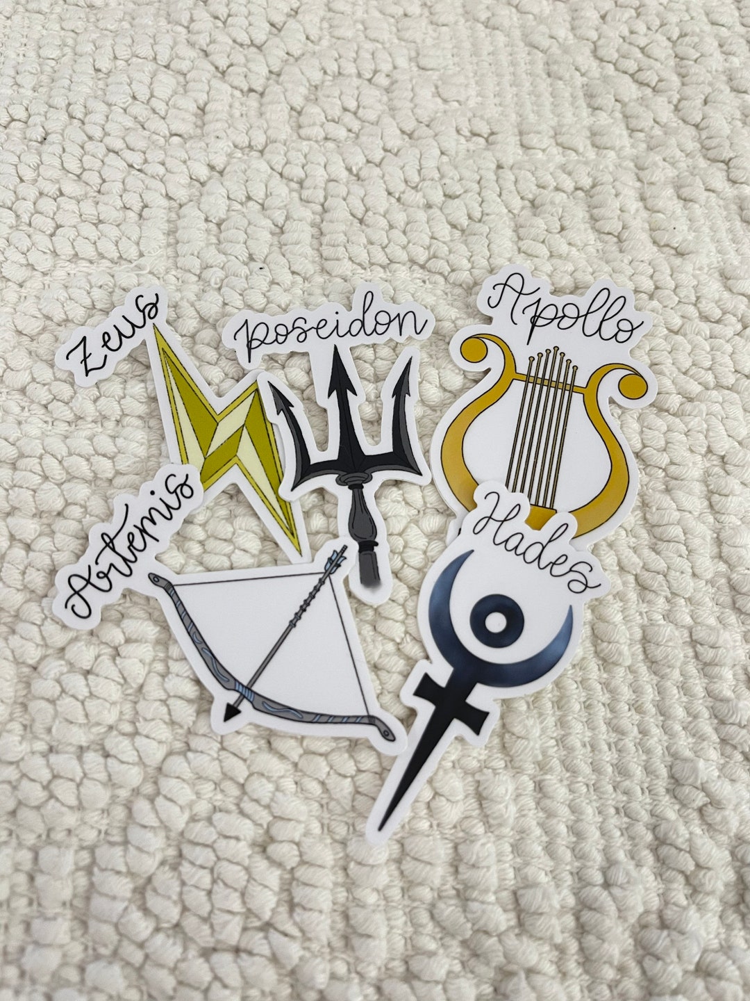 Olympian Pantheon Sticker Pack/ Greek Gods/ Greek Goddess/ - Etsy