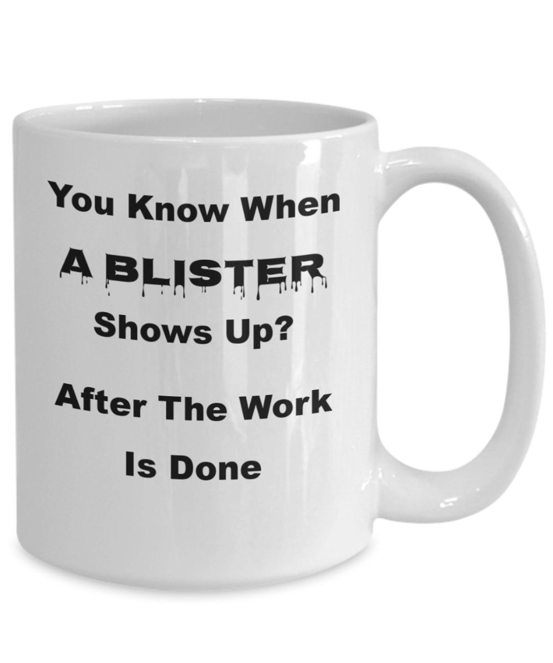 A Blister Shows up After the Work is Done - Etsy