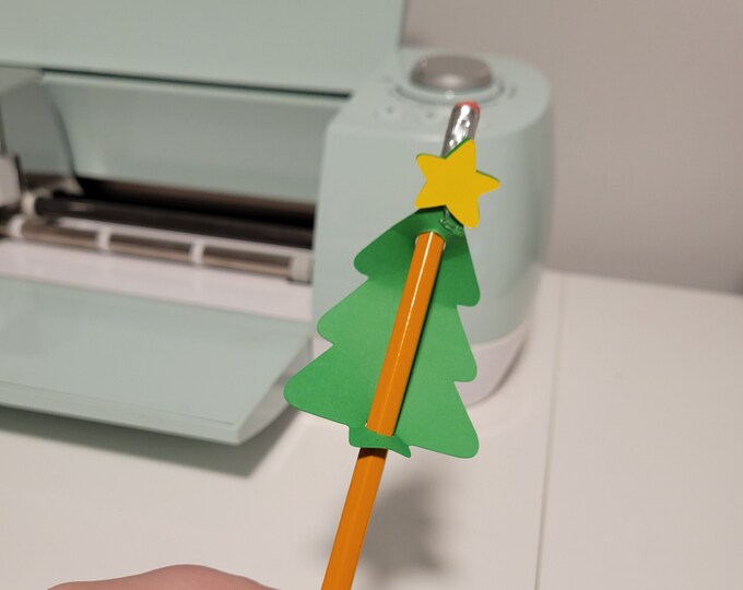 Christmas Tree Pencil Topper - Stocking Stuffer - Party Favour - Etsy