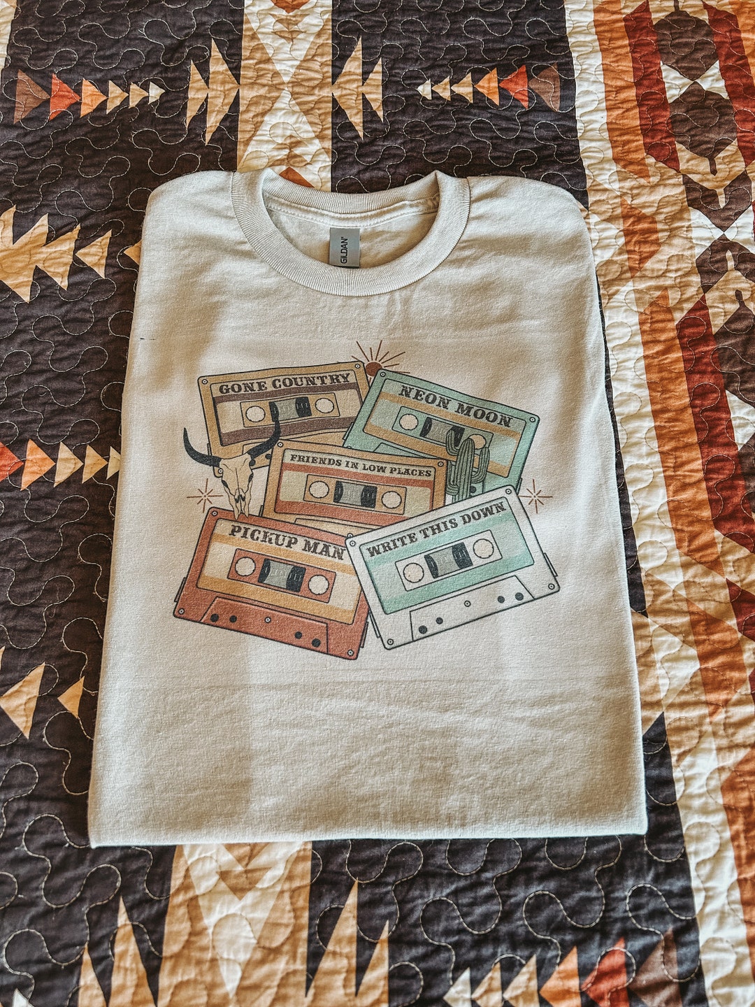 90s Country Music Shirt, Western Shirts for Women, Cassette Tape Tshirt ...