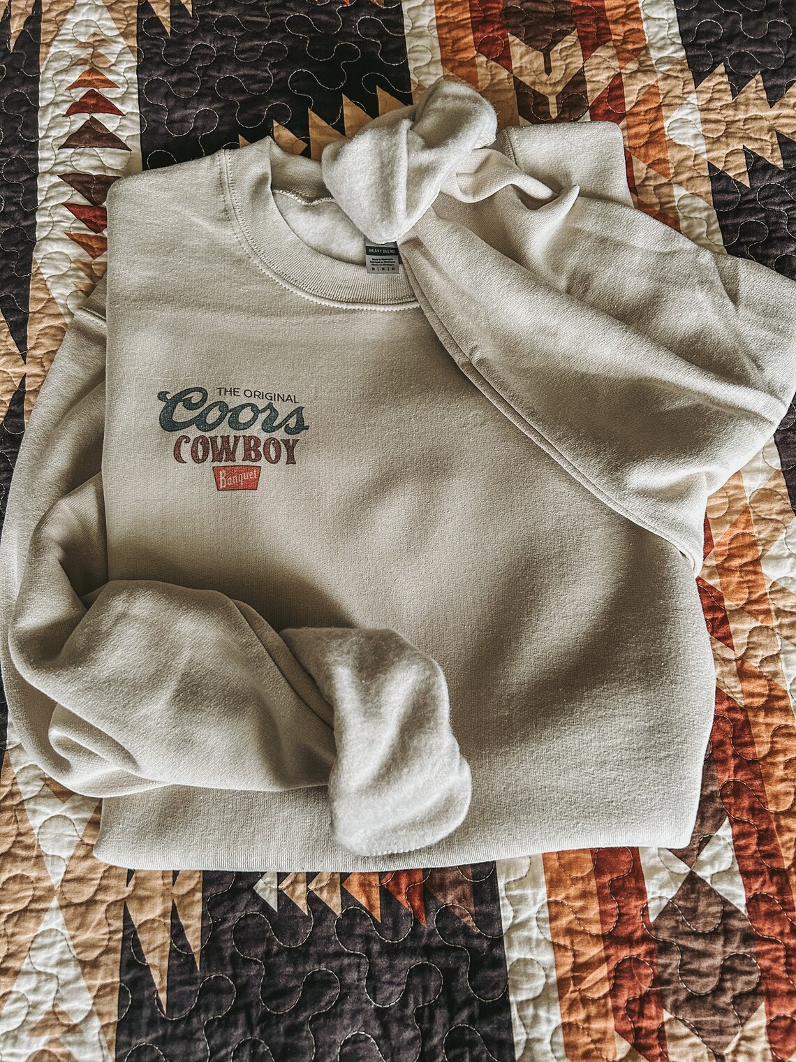 The Original Coors Cowboy Sweatshirt, Coors Banquet Rodeo, Coors Cowboy ...