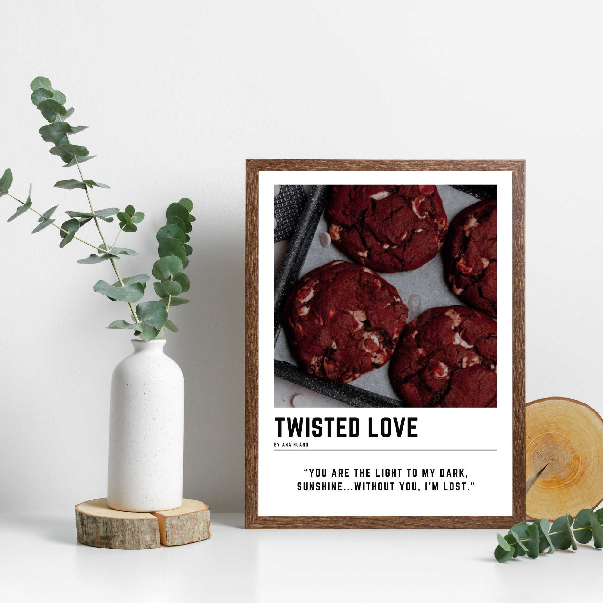 Twisted Love L Ana Huang L Aesthetic Book Poster | Minimalist Poster ...