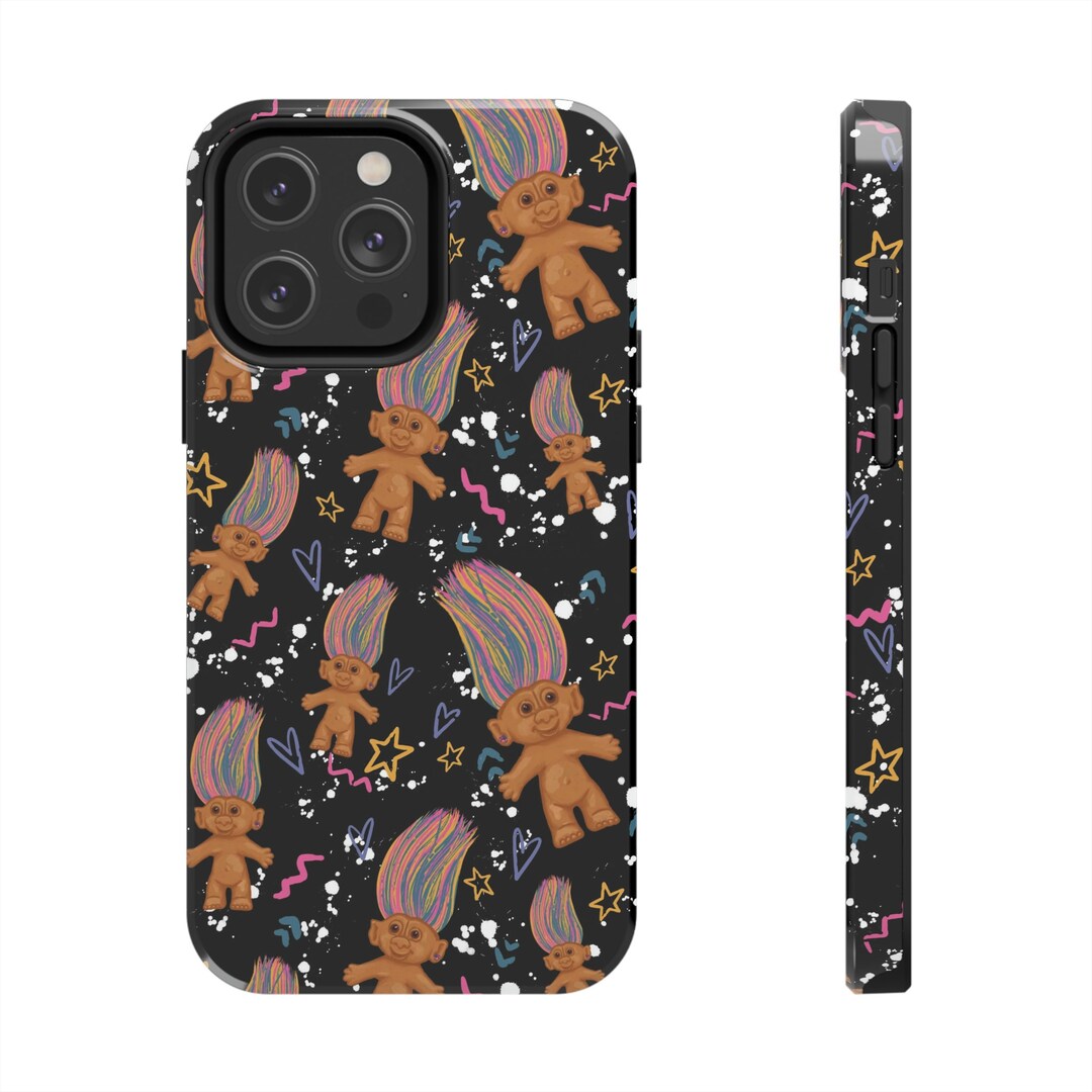 Troll Doll 90s Kid Nostalgia Pattern Tough Phone Cases, Case-mate ...
