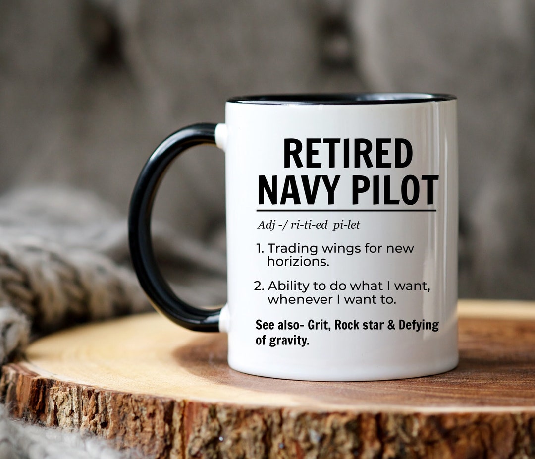 Navy Pilot Retirement Gift for Him, Pilot Dad Retirement Gift, US Navy ...