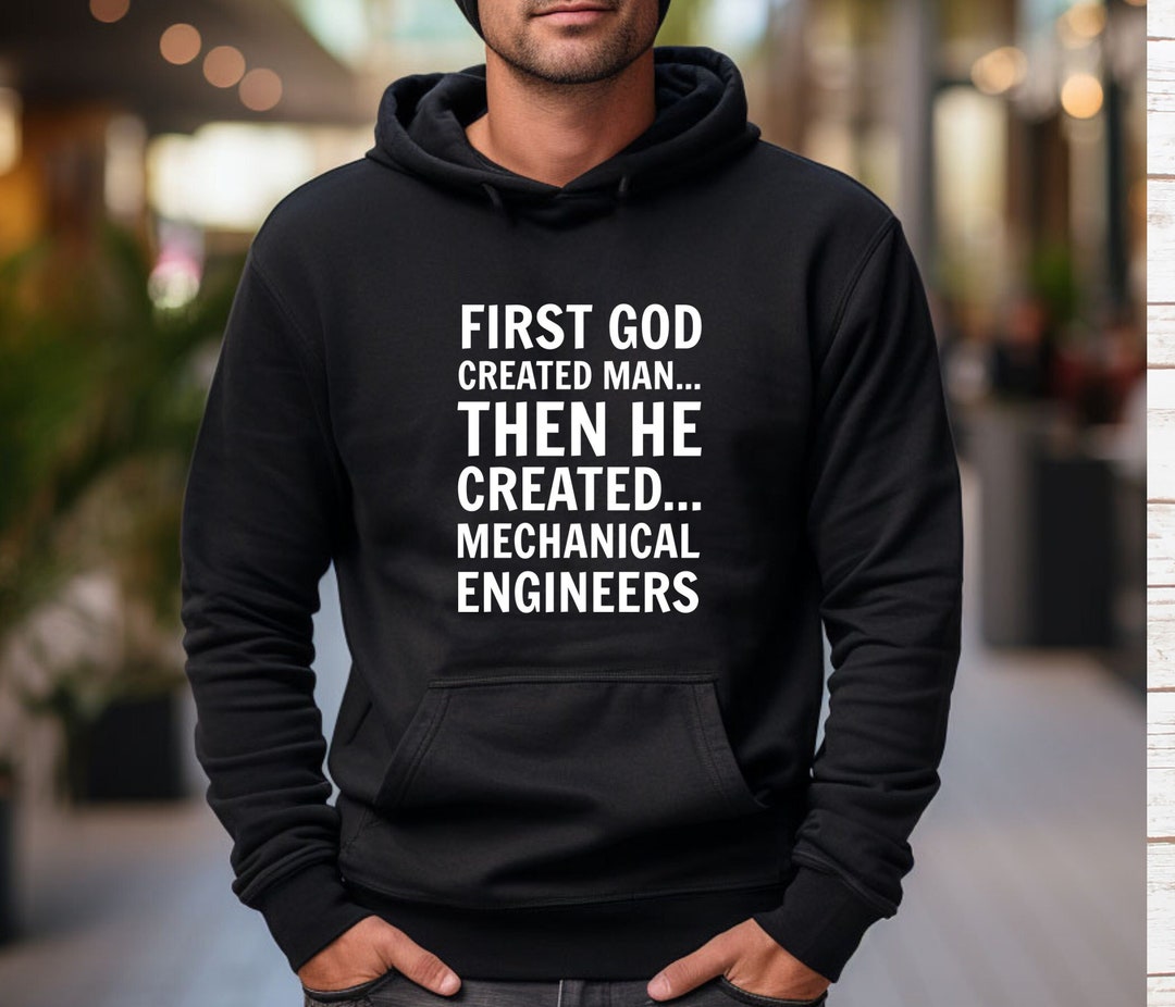 Mechanical Engineer Hoodie for Men, Mechanical Engineer Sweatshirt ...