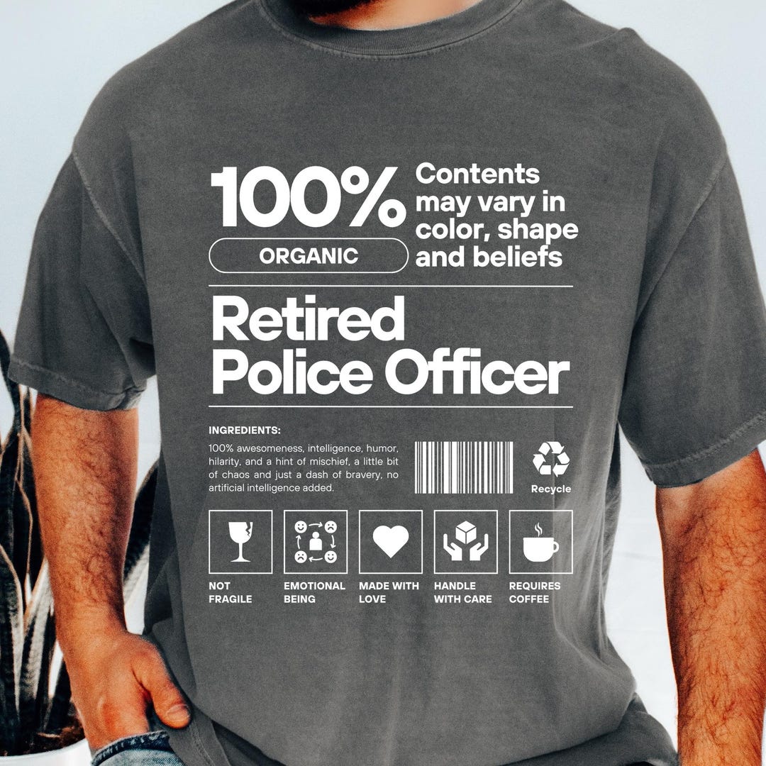 Police Retirement, Police Retirement Gift, Retired Police, Cop ...