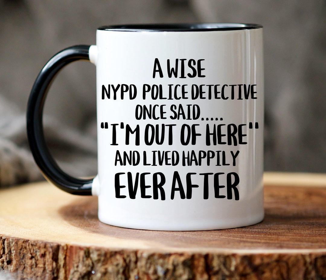Nypd Police Detective Retirement Gift, Co Worker Leaving Gift Funny ...