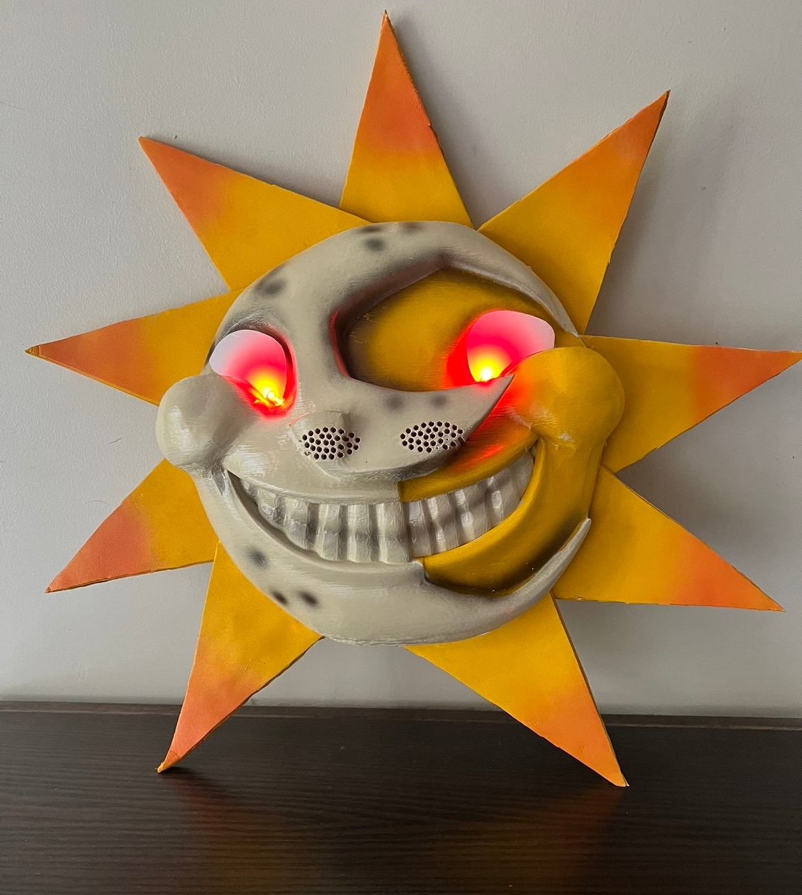 3d Printed Large Mask . Sundrop or Moondrop Fnaf Mask With - Etsy Ireland