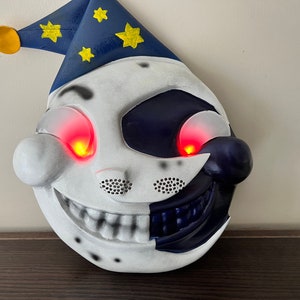 3d Printed Large Mask . Sundrop or Moondrop Fnaf Mask With Perfect ...