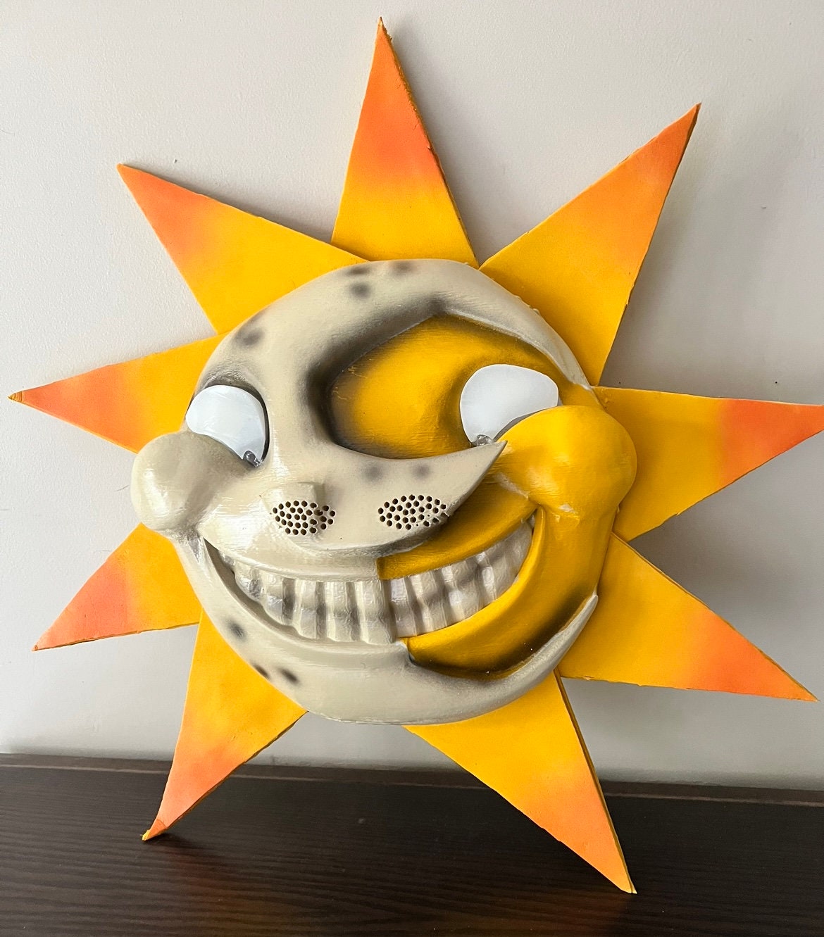 Máscara grande impresa en 3D. Sundrop moondrop fnaf mask con - Etsy México