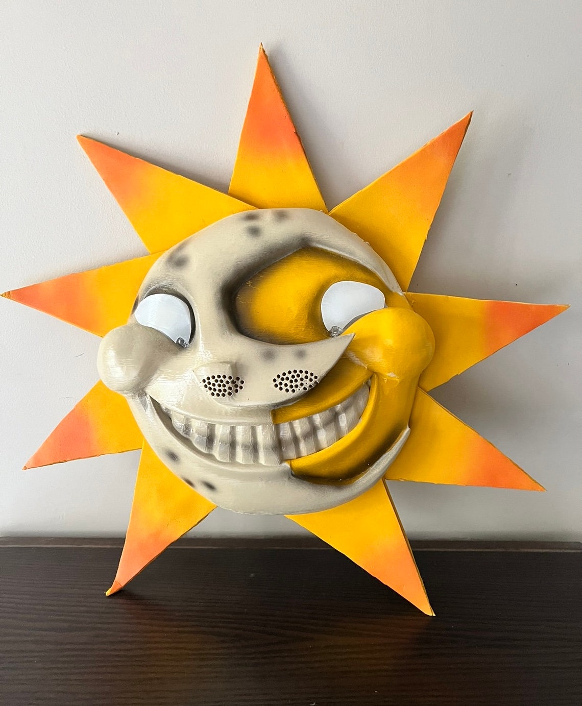 3d Printed Large Mask . Sundrop or Moondrop Fnaf Mask With - Etsy