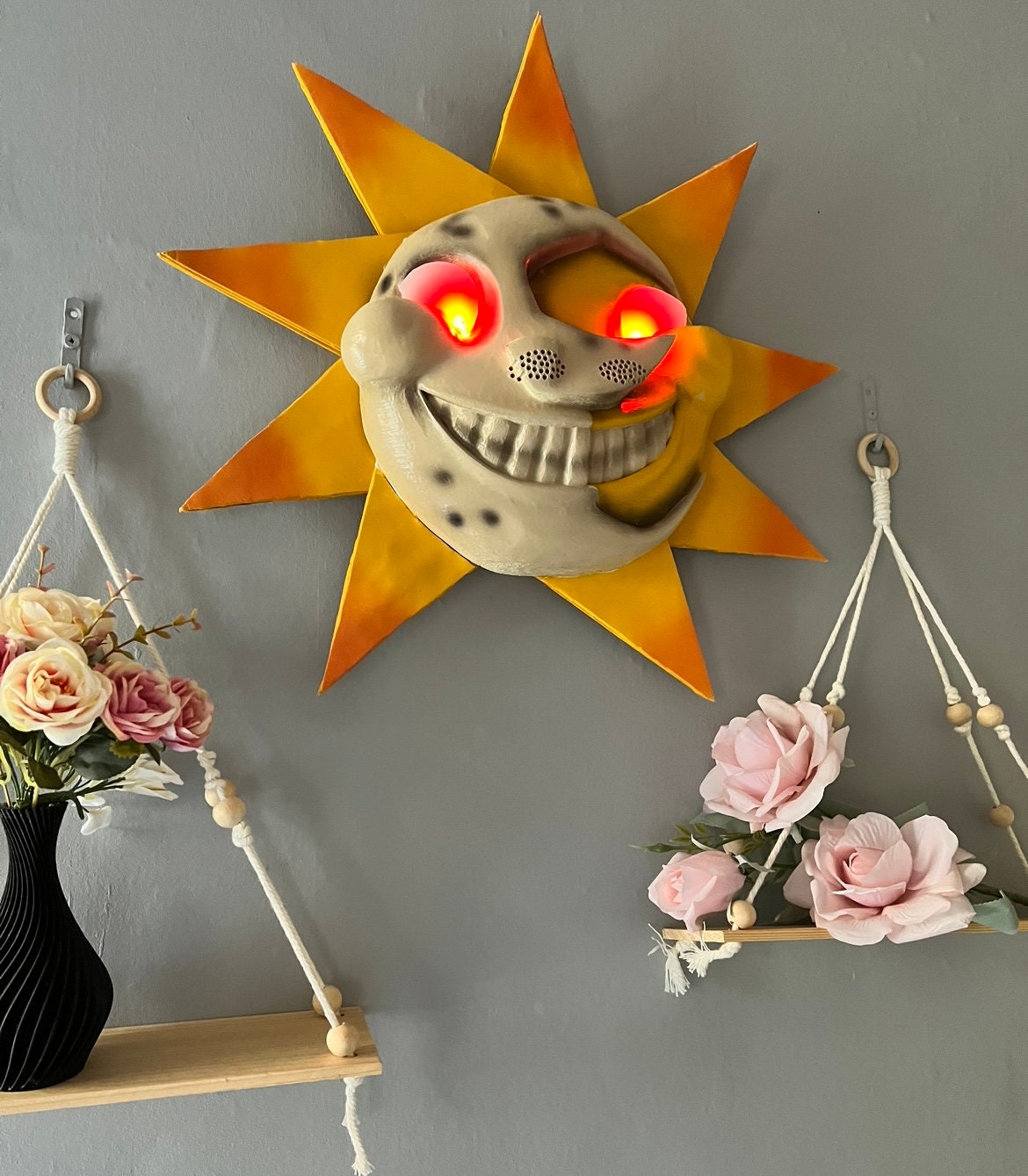 3d Printed Large Mask . Sundrop or Moondrop Fnaf Mask With - Etsy UK