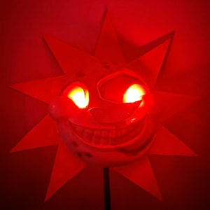 3d Printed Large Mask . Sundrop or Moondrop Fnaf Mask With Perfect ...