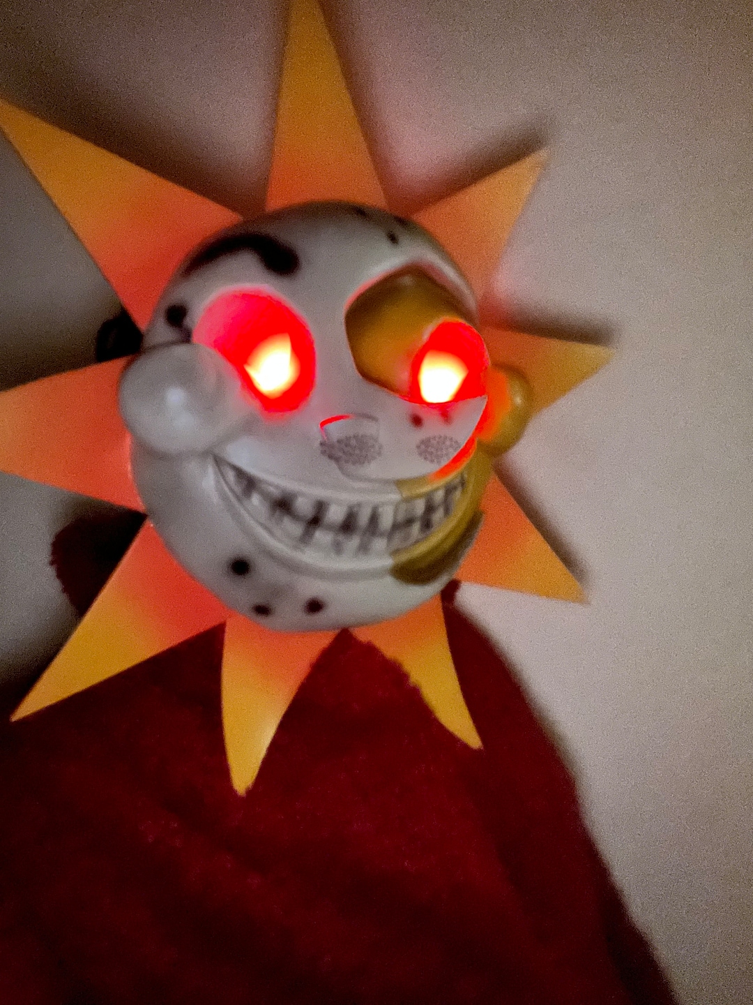 3d Printed Large Mask . Sundrop or Moondrop Fnaf Mask With Perfect ...