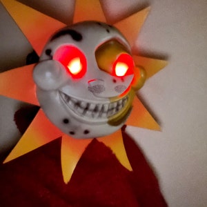 3d Printed Large Mask . Sundrop or Moondrop Fnaf Mask With Perfect ...