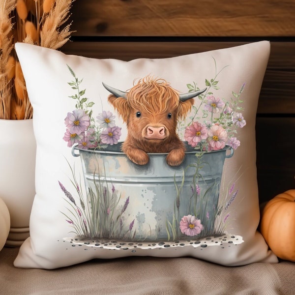Cow Pillow - Etsy
