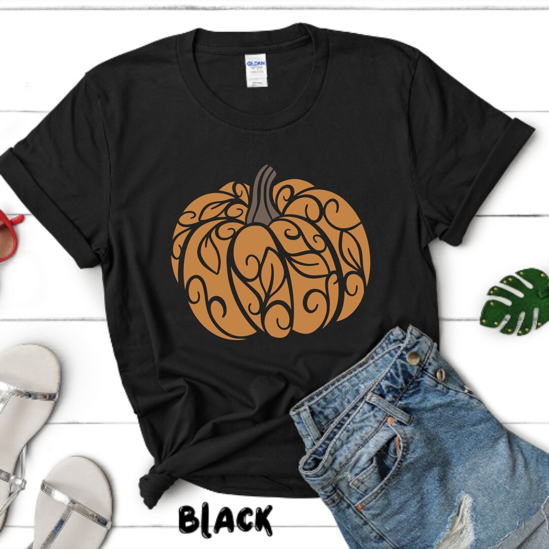Large Fall Pumpkin T-shirt Fall Season Shirt Pumpkin Love Tee - Etsy
