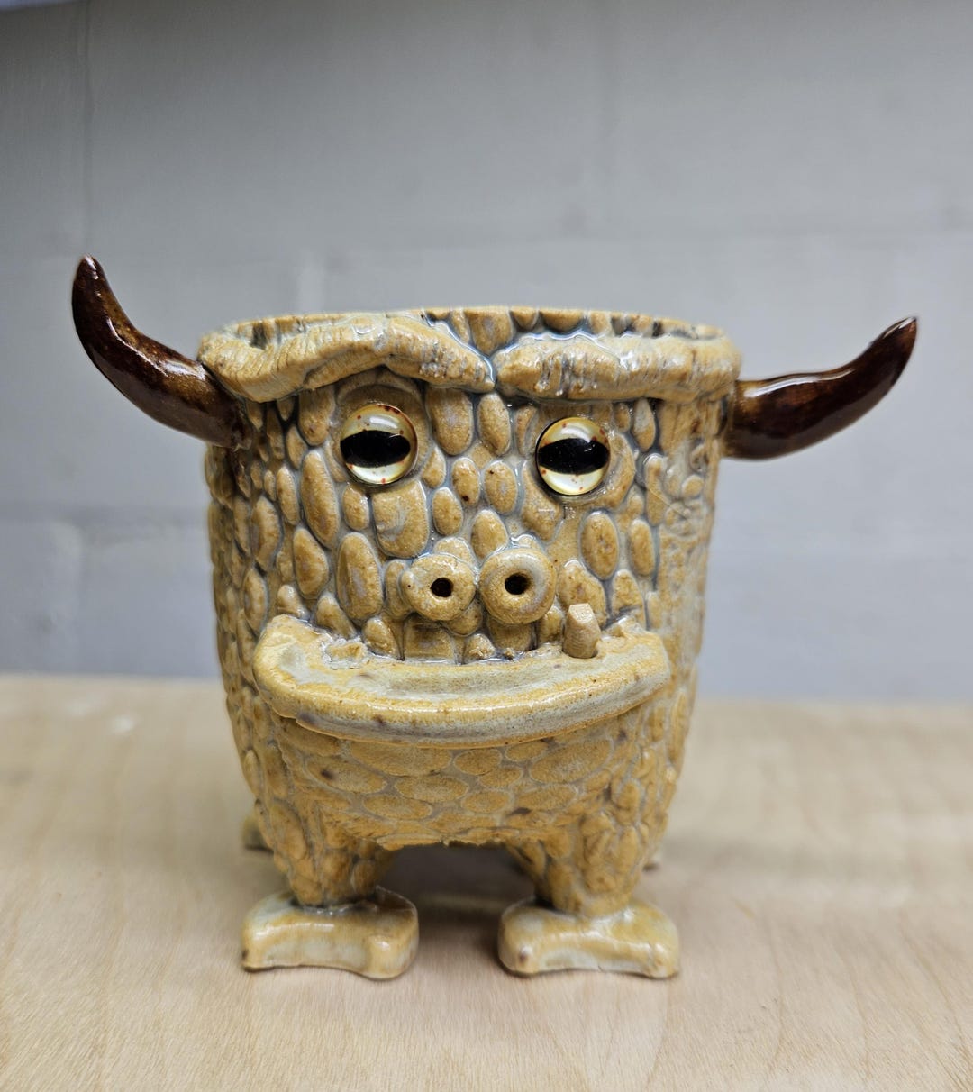 Monster Pot Ugly Cute Grotesque Ogre Goblin Pot for Plants - Etsy