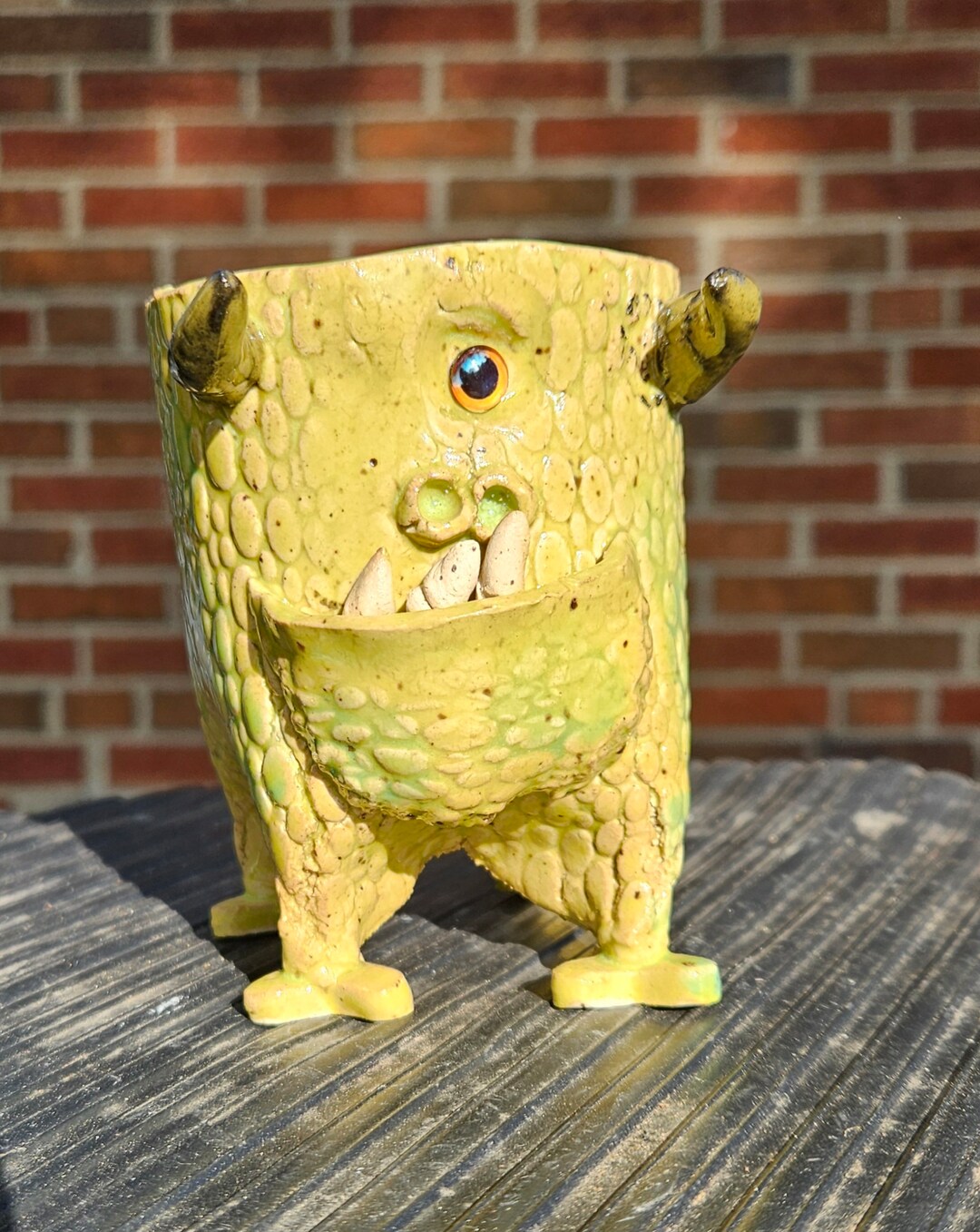 Monster Pot Whimsical Comic Grotesque Planter - Etsy
