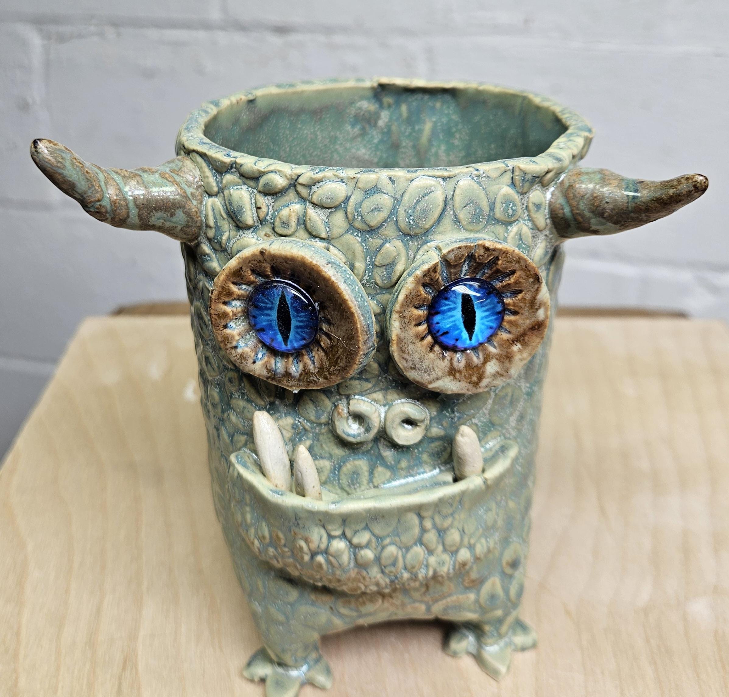 Monster Pot Ugly Cute Grotesque Ogre Goblin Pot for Plants - Etsy