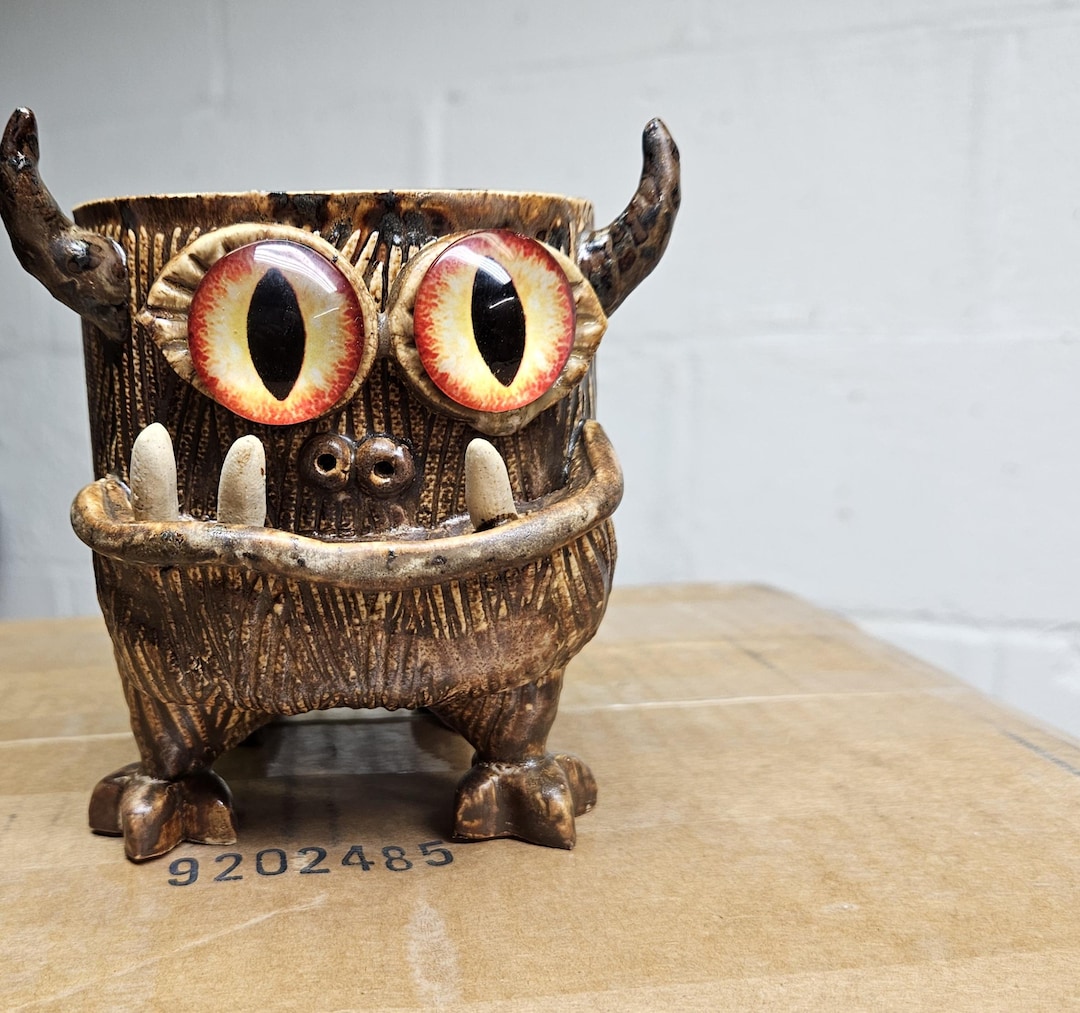 Monster Pot Ugly Cute Grotesque Ogre Goblin Pot for Plants - Etsy