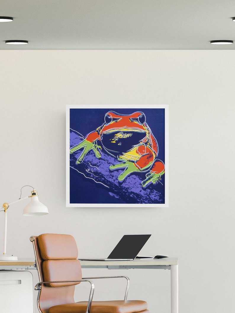 Andy Warhol, Pine Barrens Tree Frog, Endangered Animals Series, Poster ...