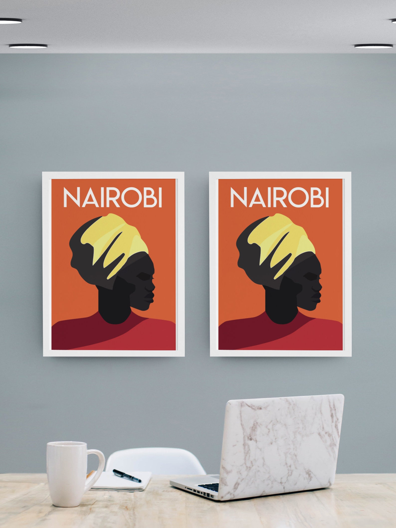 Nairobi Kenya Tourism Travel Poster Print Wall Art Canvas - Etsy