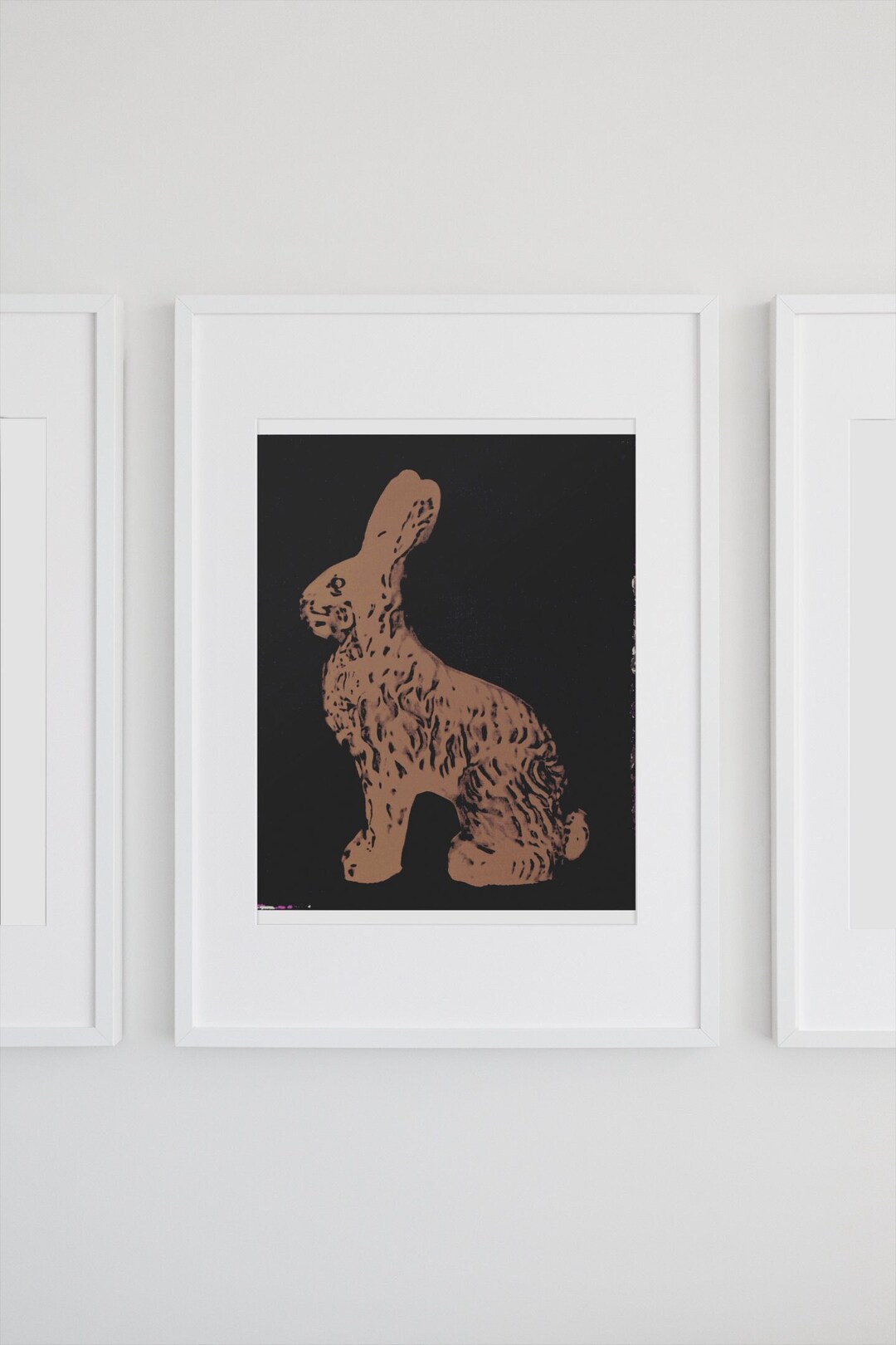 Andy Warhol, Chocolate Bunny, Poster, Print, Art, Canvas, Wall Art ...
