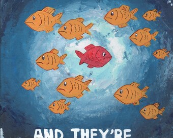 Fargo Fish Poster - Etsy