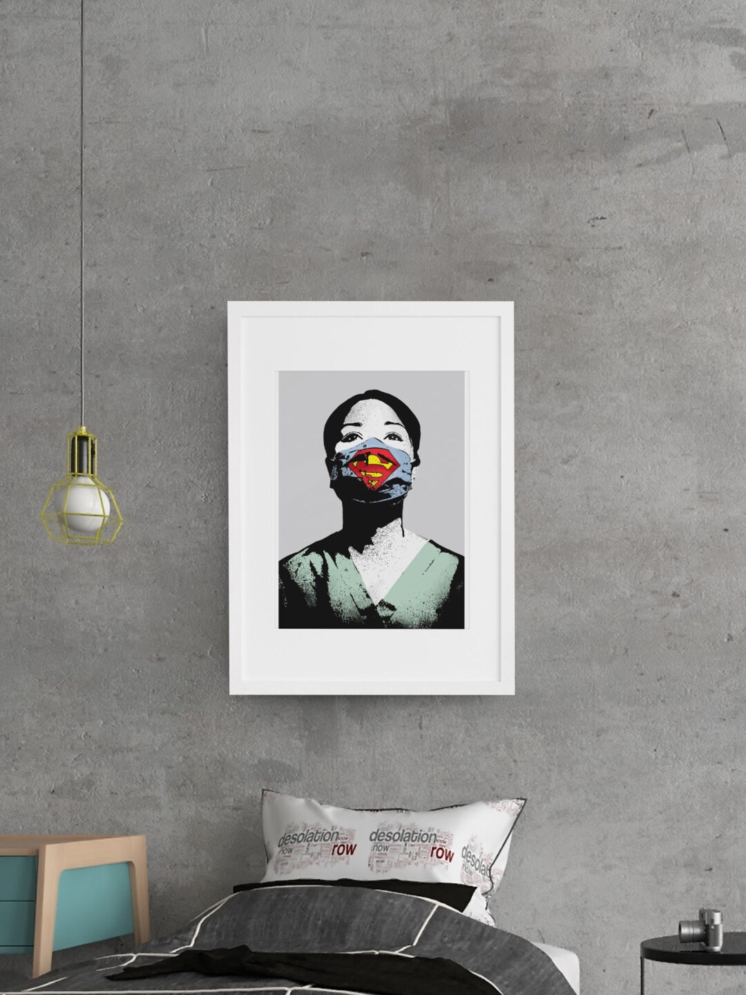 Banksy, Graffiti, Superhero, Nurse, Doctor, Scrubs, Poster, Canvas - Etsy