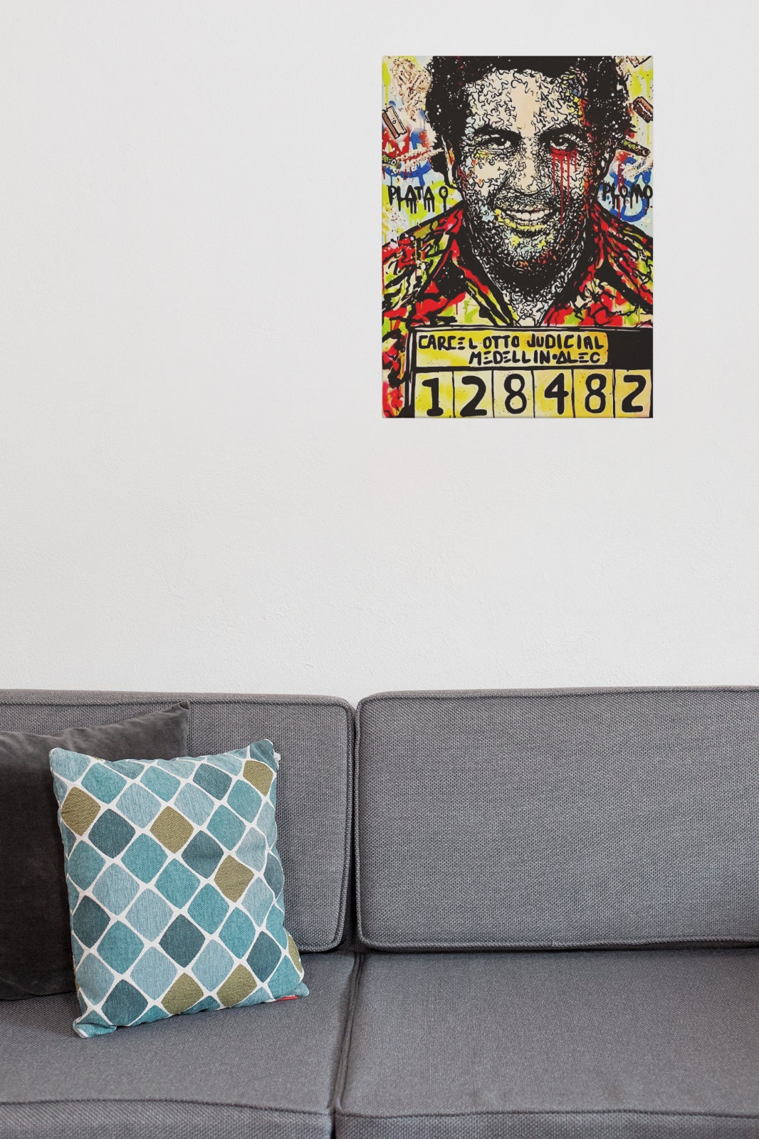 Pablo Escabor Mugshot Alec Monopoly Poster Print Canvas - Etsy