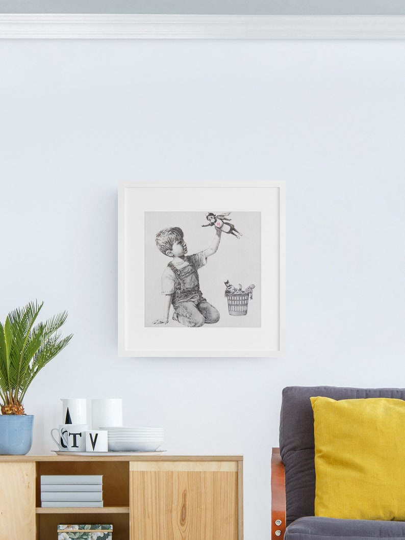 Banksy Nurse Superhero Poster, Print, Artwork, Canvas, Shipped From ...