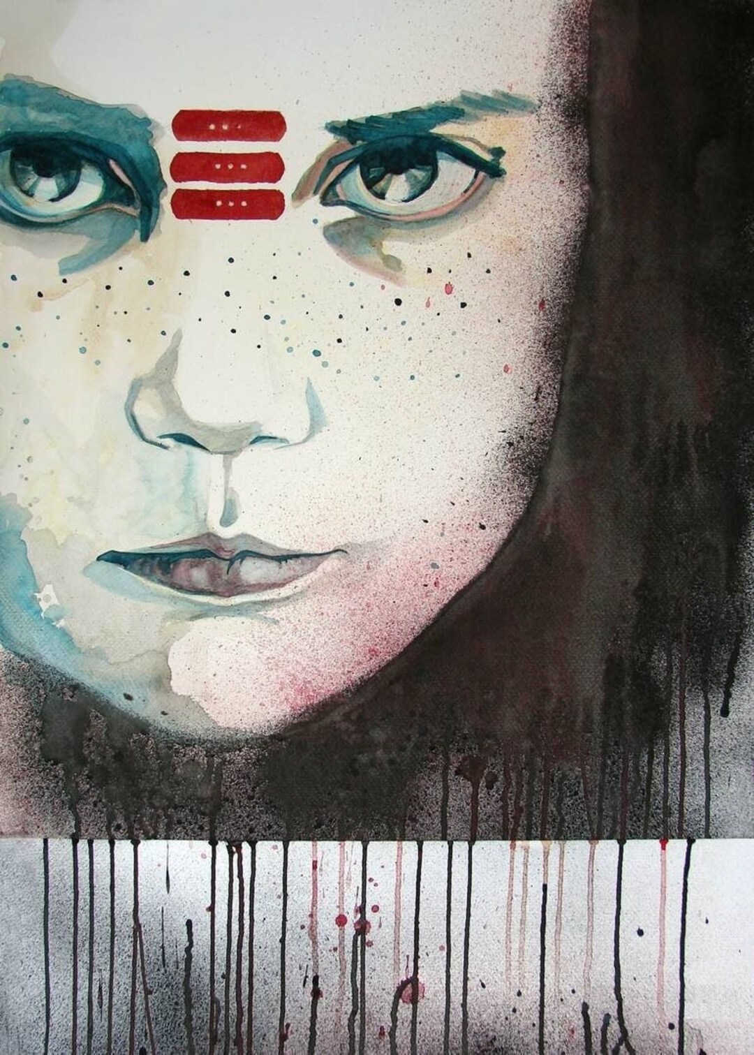 Astrid, Poster, Print, Canvas, Abstract, , Portrait, Figure Decor Print ...