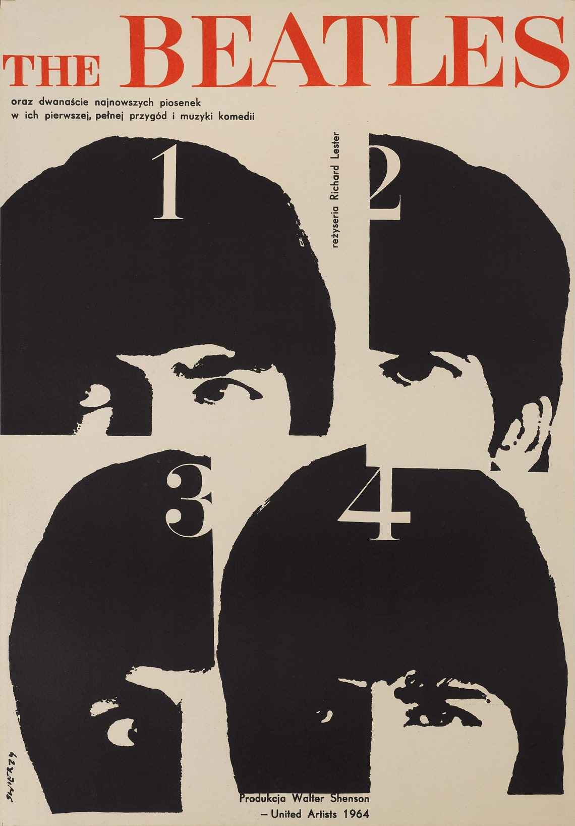 The Beatles Poster Canvas Print Art, Sent From Sydney, Australia, Ringo ...