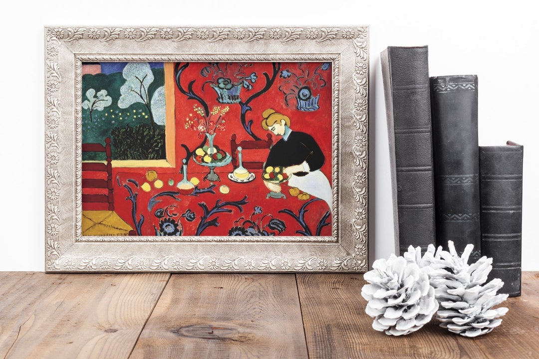 Henri Matisse, the Red Studio, Poster, Print, Wall Art, Canvas Decor ...