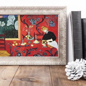 Henri Matisse, the Red Studio, Poster, Print, Wall Art, Canvas Decor ...