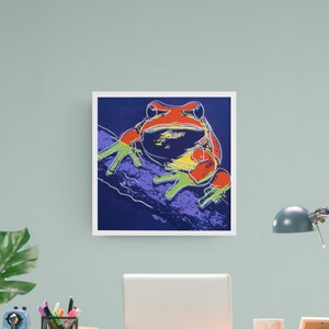 Andy Warhol, Pine Barrens Tree Frog, Endangered Animals Series, Poster ...