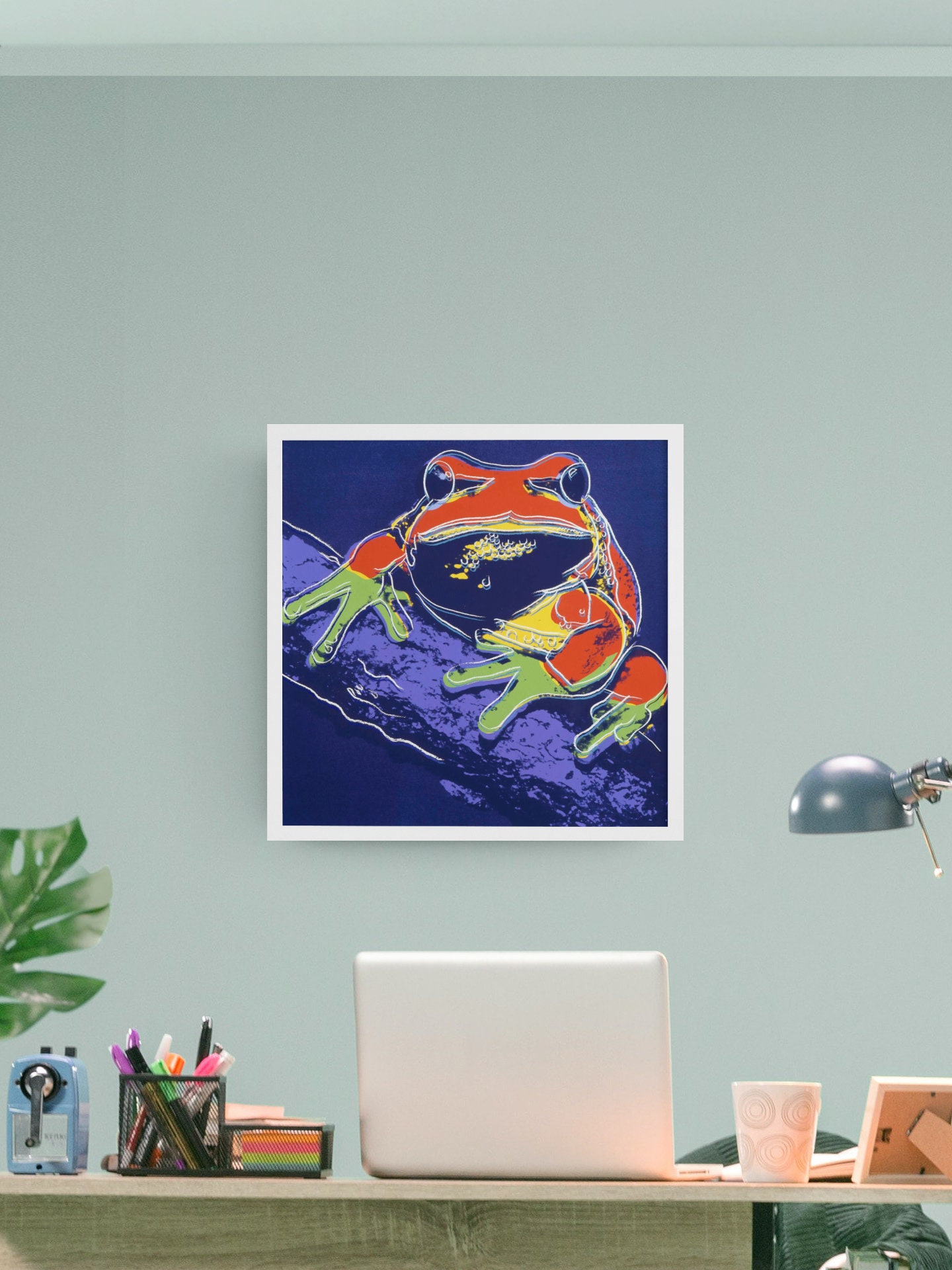 Andy Warhol, Pine Barrens Tree Frog, Endangered Animals Series, Poster ...