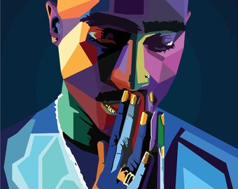 Tupac Poster | Etsy