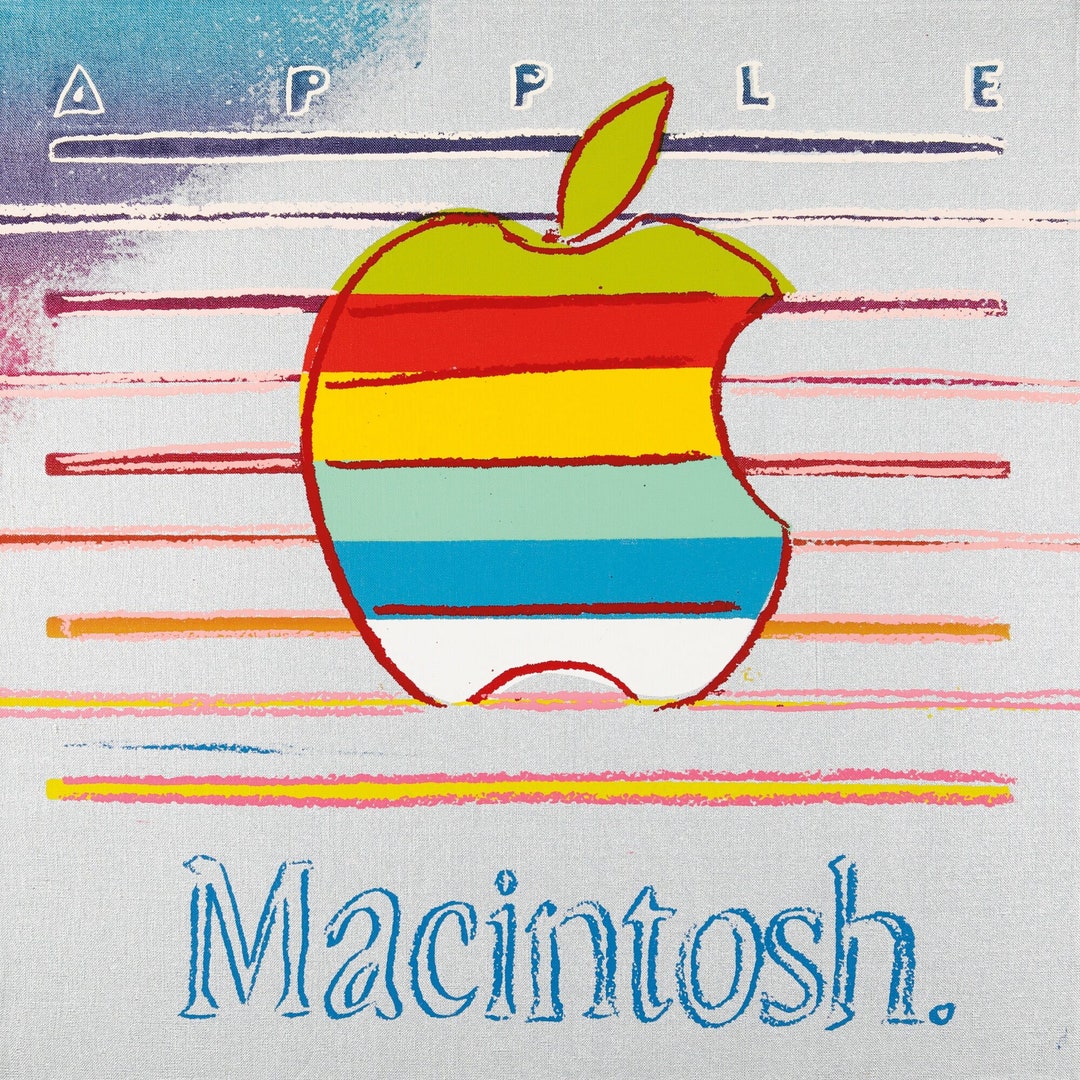 Andy Warhol Apple Macintosh Advertising Poster Print Artwork Canvas ...