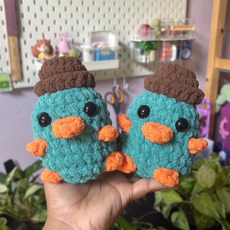 Perry the Platypus Plush - Etsy