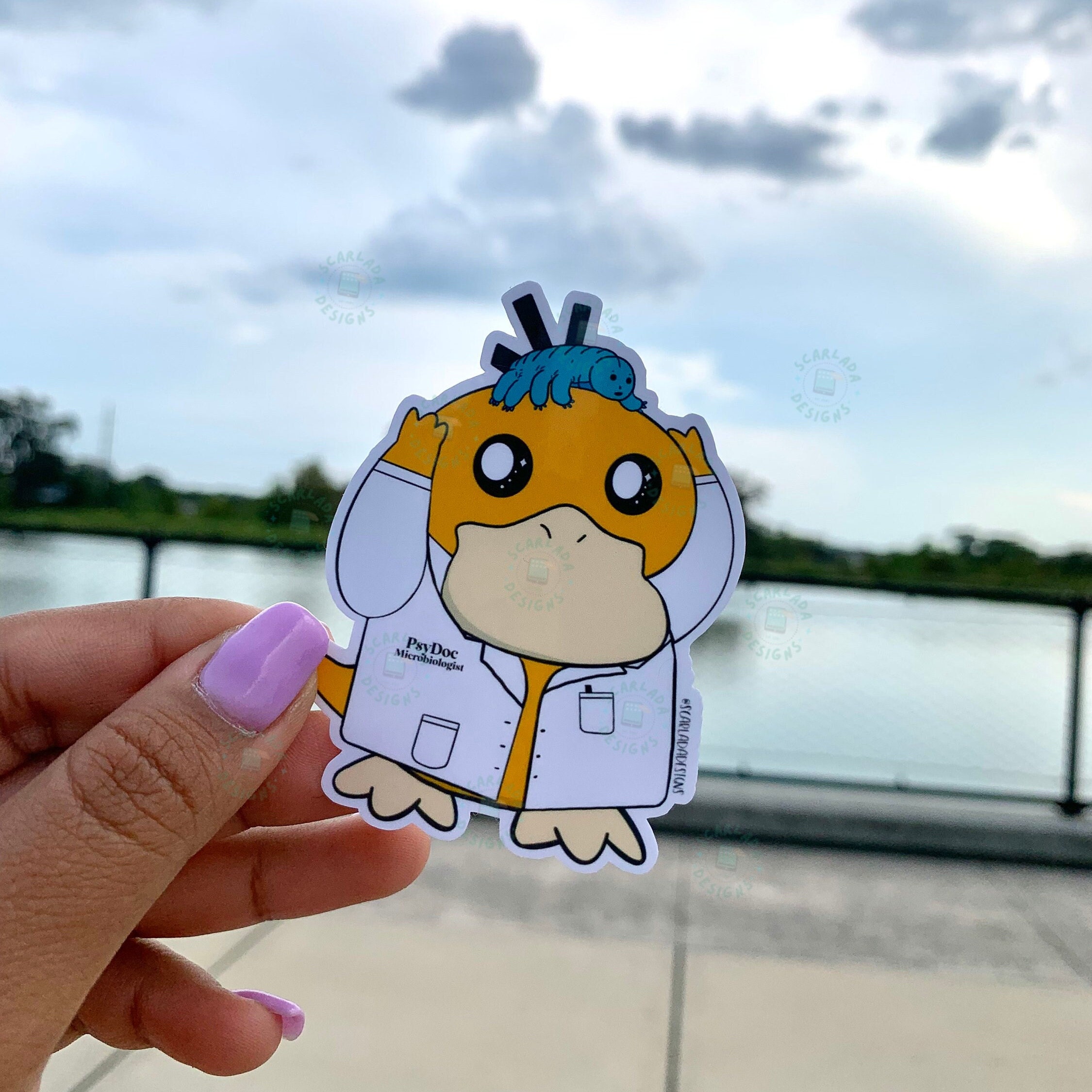 Psydoc Sticker Microbiology women in Science steminist - Etsy